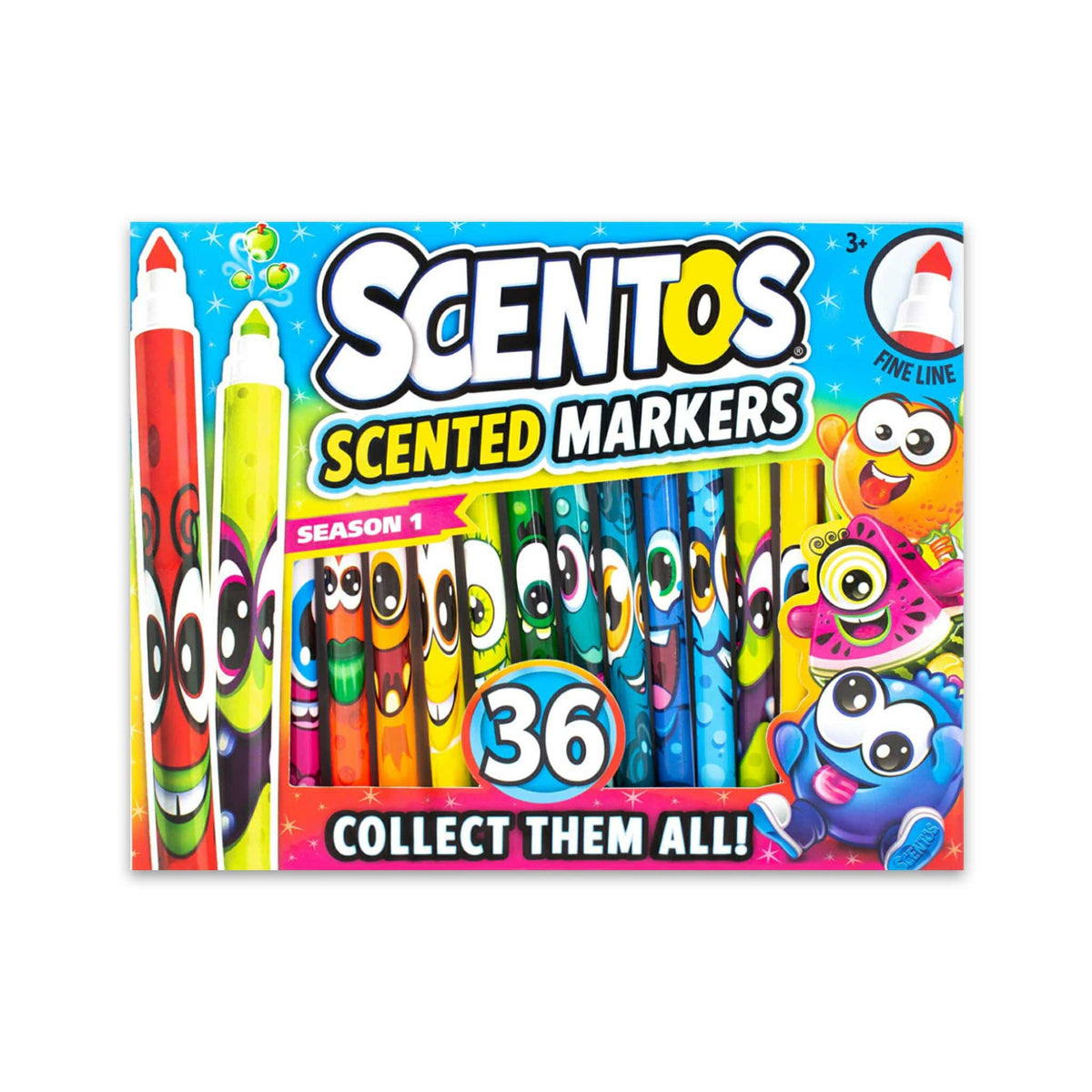 Scentos® Fine Line Scented Markers 36 Pack – ShopScentos